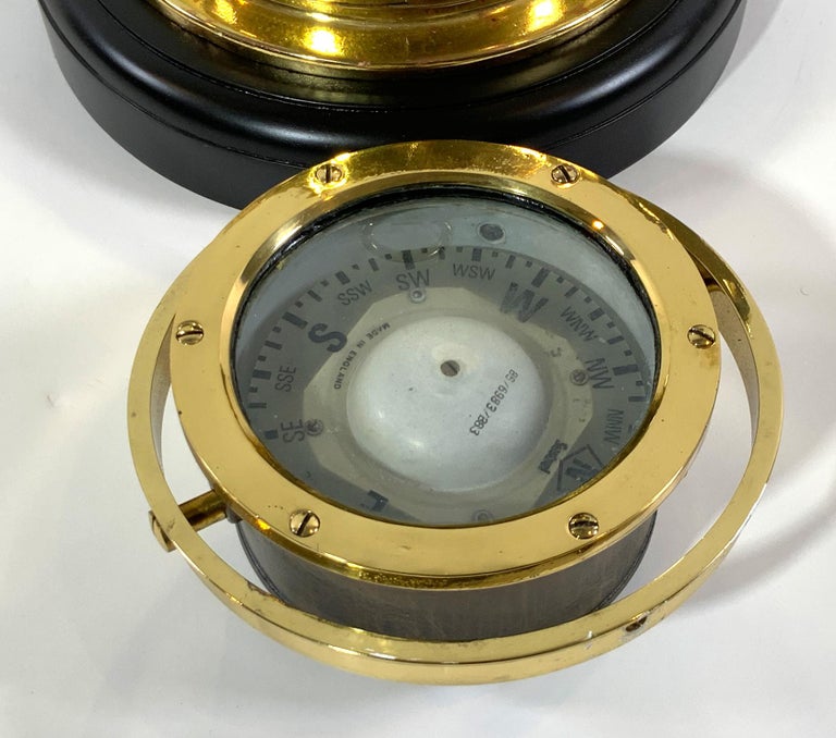 Solid Brass Boat Binnacle Compass For Sale At 1stdibs Binnacle