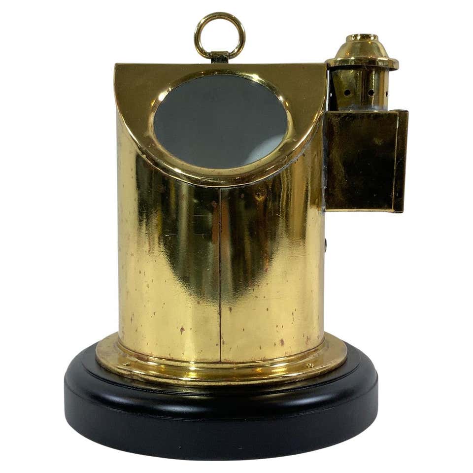 Solid Brass Boat Binnacle Compass For Sale At 1stdibs
