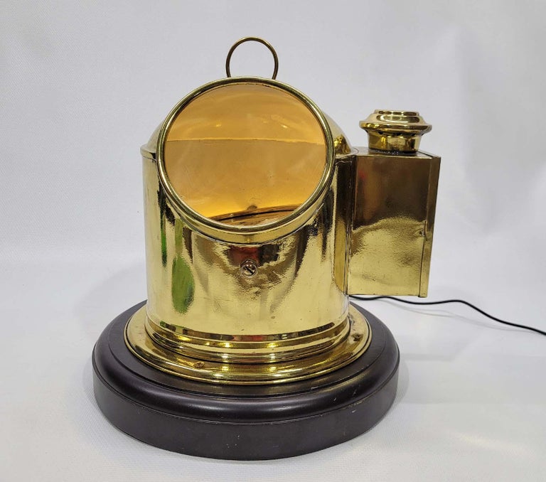 Solid Brass Boat Compass Binnacle For Sale at 1stDibs