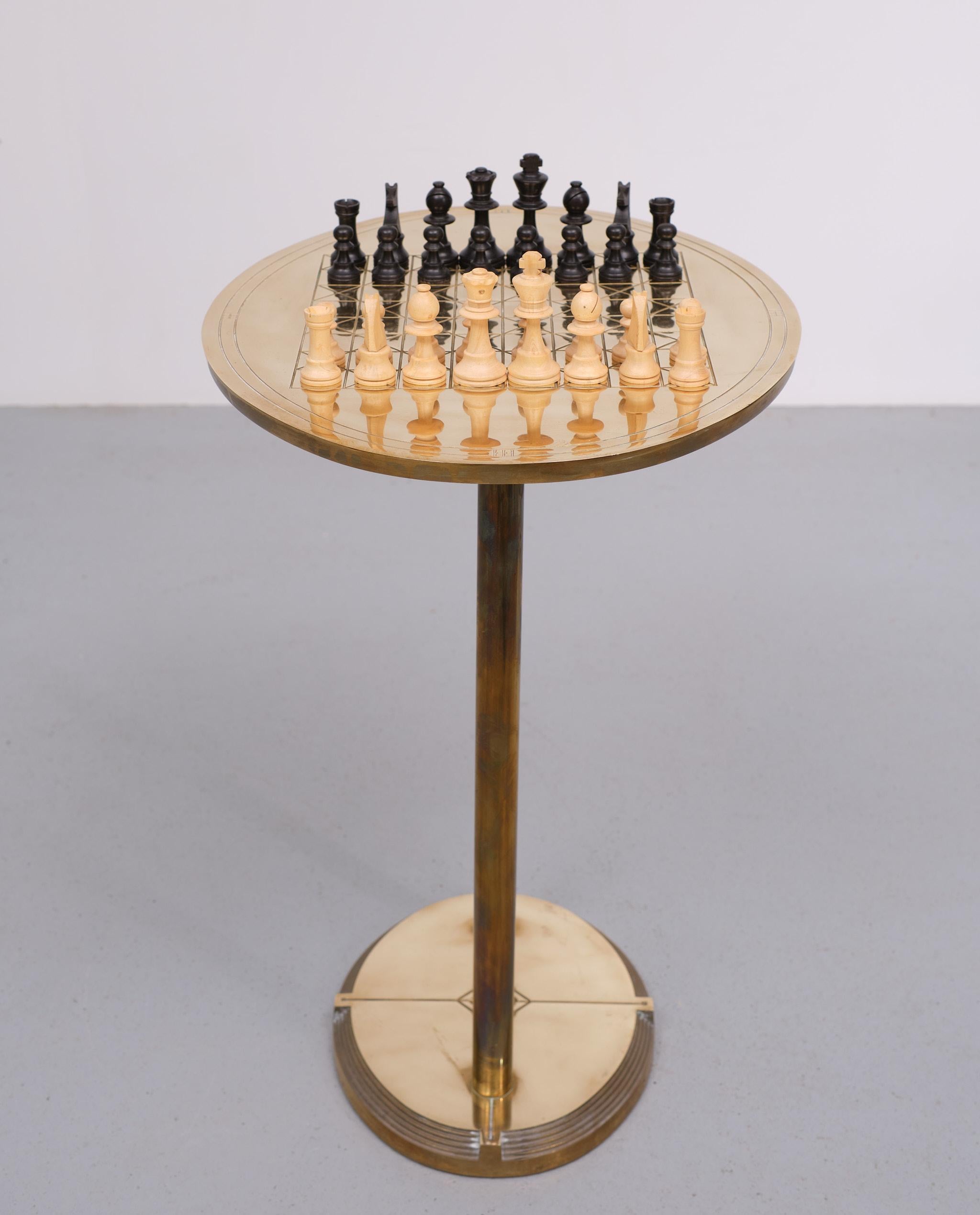 Solid Brass Chest Table Peter Ghyczy, 1970s at 1stDibs