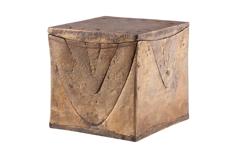 Solid Brass Cube Shaped Puzzle / Artwork For Sale at 1stDibs