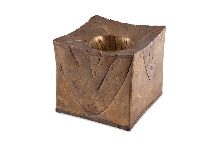 Solid Brass Cube Shaped Puzzle / Artwork For Sale at 1stDibs
