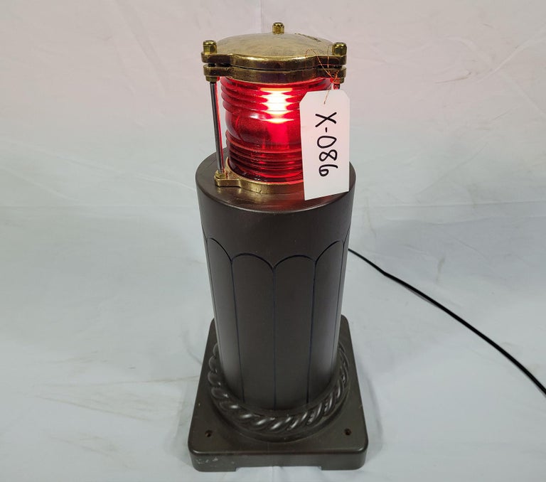 Solid Brass Marine Pier Beacon For Sale at 1stDibs