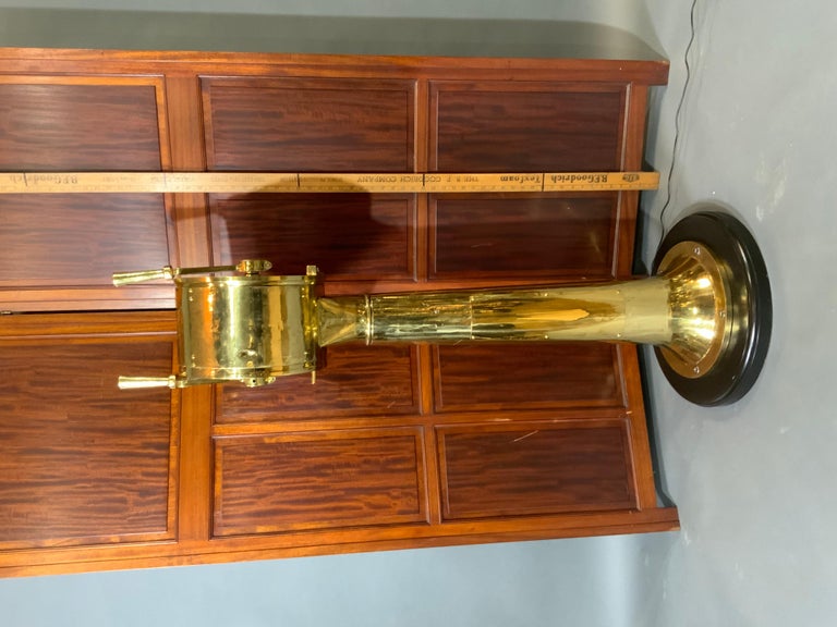 Solid Brass Ships Engine Order Telegraph For Sale at 1stDibs