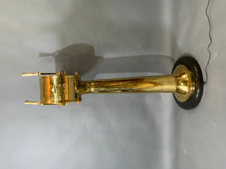 Solid Brass Ships Engine Order Telegraph For Sale at 1stDibs