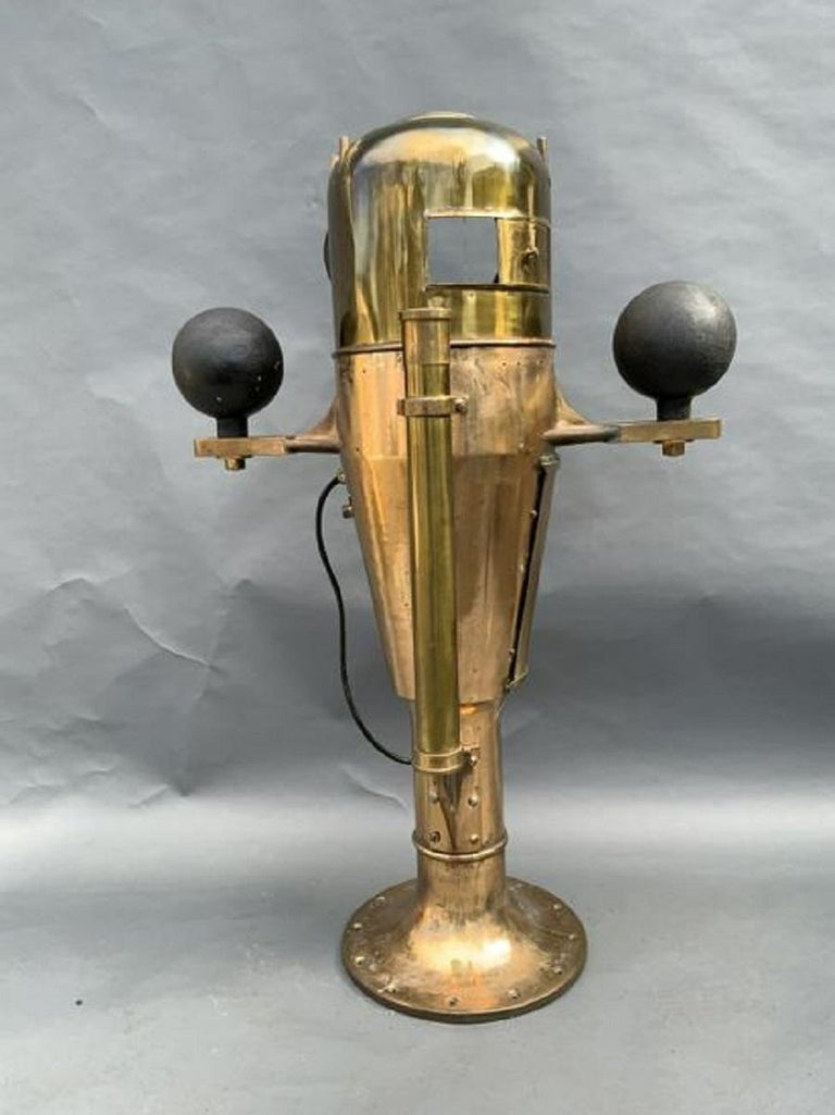 Solid Brass U.S. Navy Ship's Binnacle For Sale at 1stDibs
