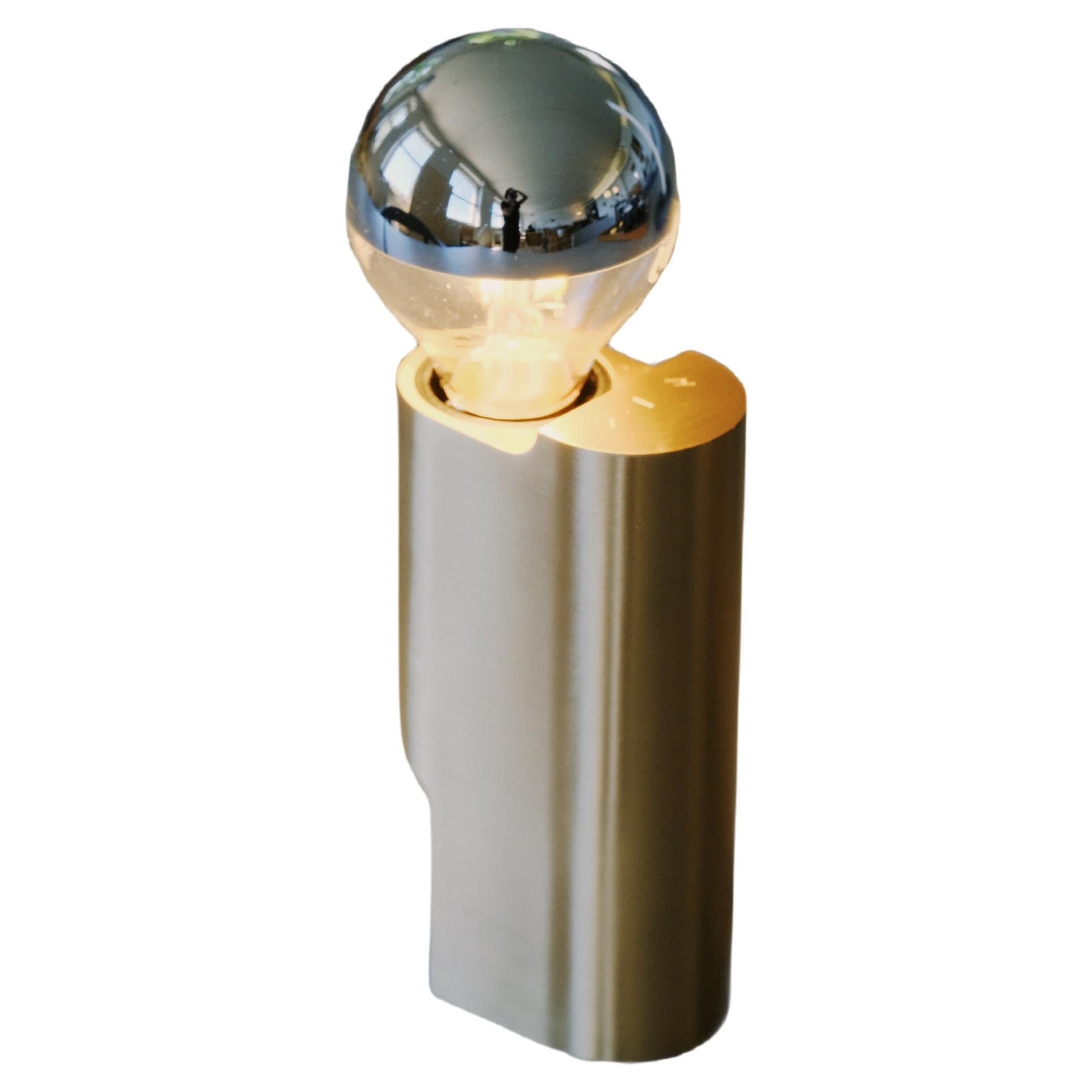 Contemporary Anodised Aluminum Table Lamp - Oblago by Raphael Kadid For ...