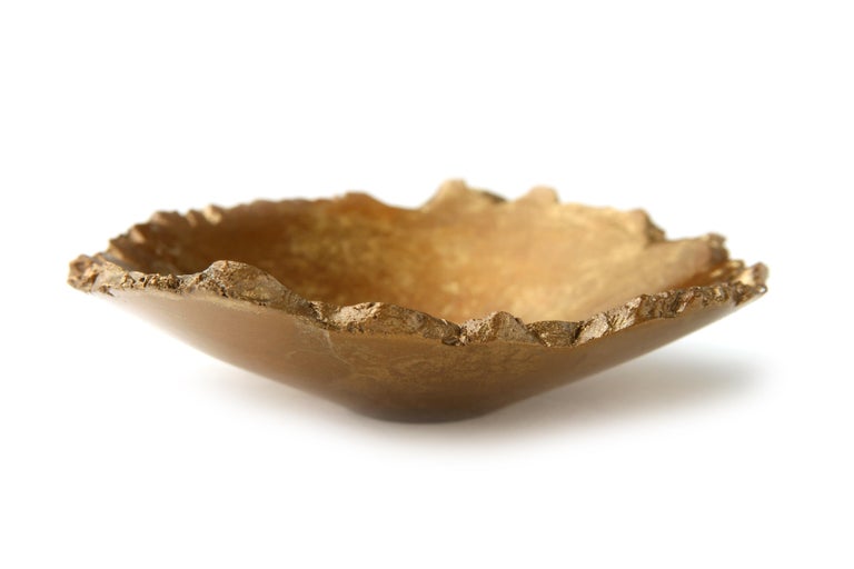 Solid Bronze "Burl" Nesting Bowls / Vessels Set with Natural Edge, in ...