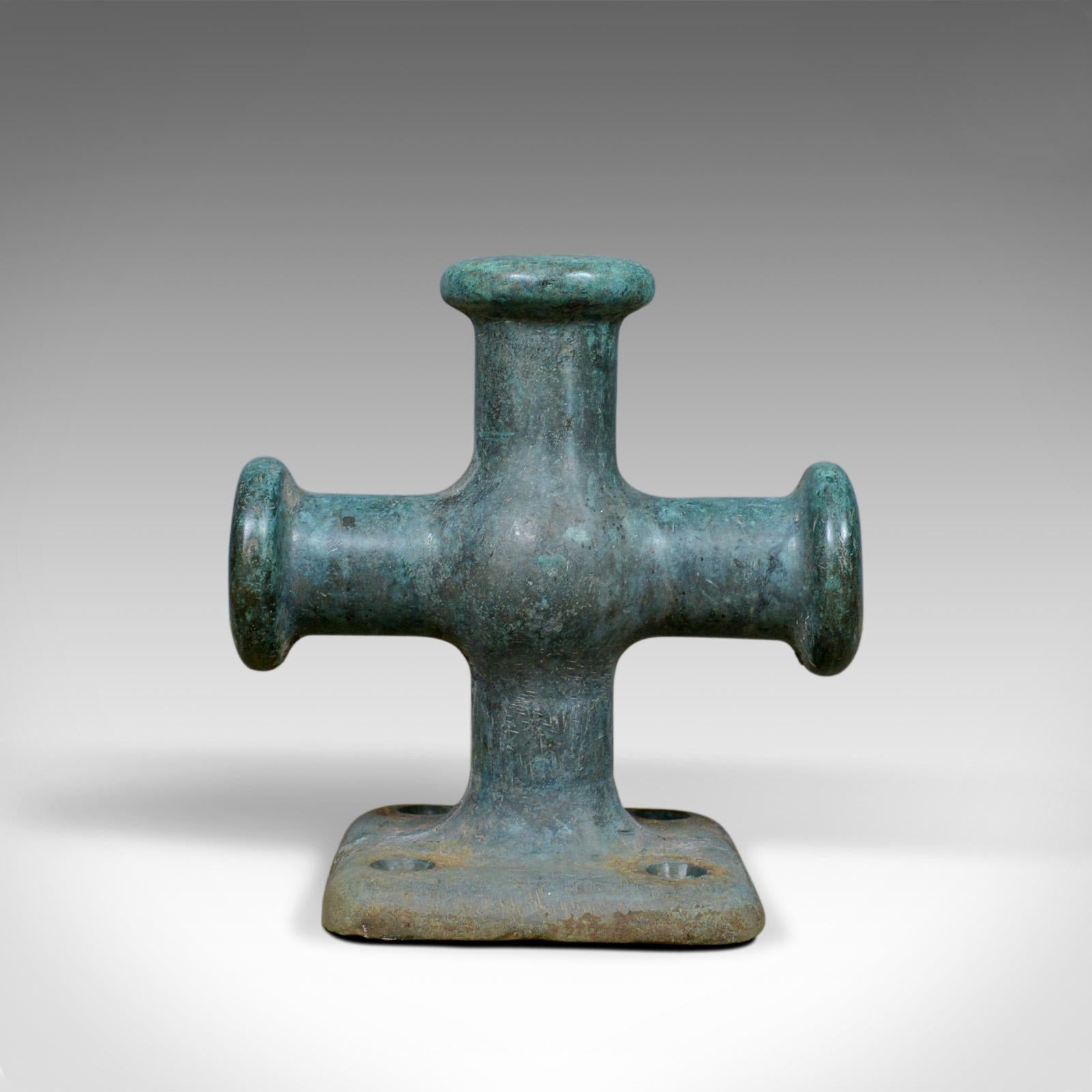 Solid Bronze, Mooring Bitt, Bollard, Very Heavy, Ships, Capstan, 20th ...