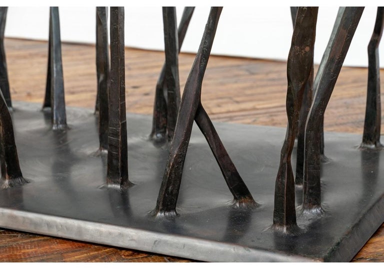 Solid Bronze Neo-Brutalist Bijou Cocktail Table by Dylan Farrell For ...