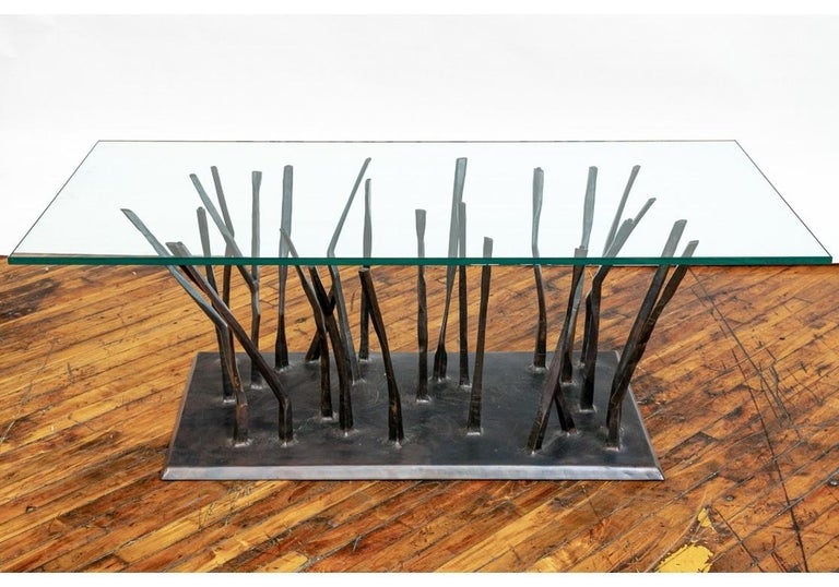 Solid Bronze Neo-Brutalist Bijou Cocktail Table by Dylan Farrell For ...