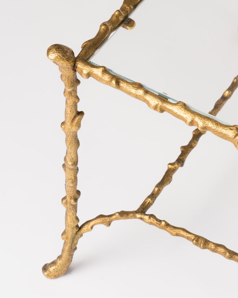 Solid Bronze Tree Branch Shaped Coffee Table by Rybar and Daigre ...