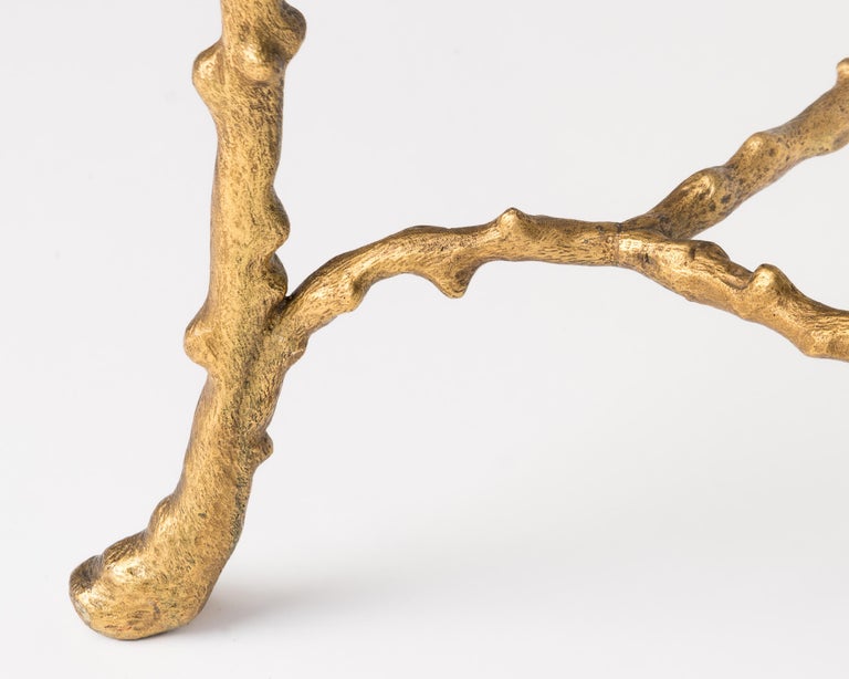 Solid Bronze Tree Branch Shaped Coffee Table by Rybar and Daigre ...
