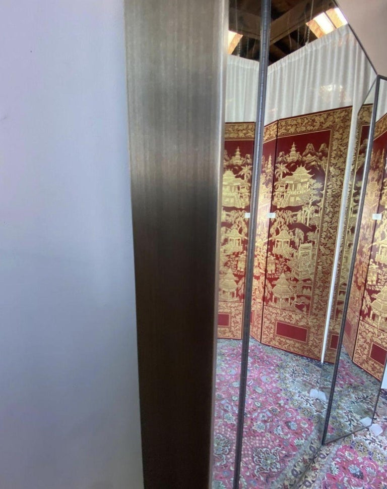 Solid Bronze Vanity/Screen Mirror, U.S.A, Early 21st Century For Sale ...