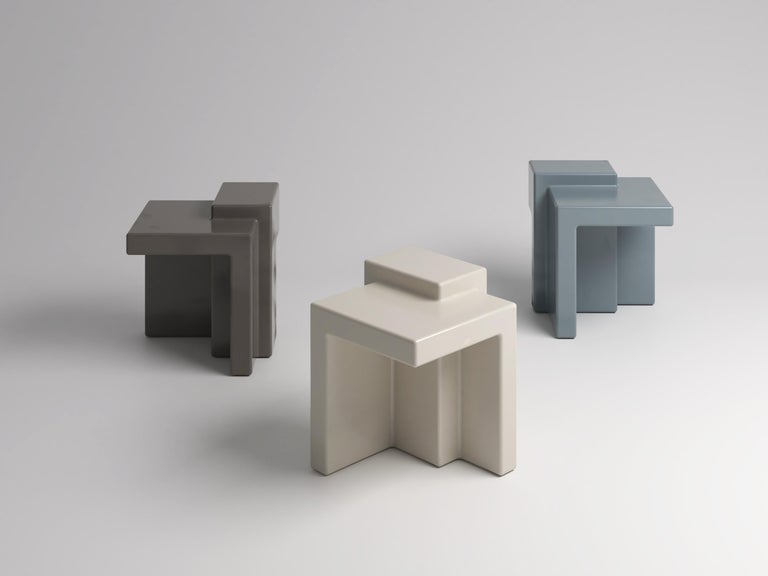 Solid Ceramic Chill Stool N1 For Sale at 1stDibs
