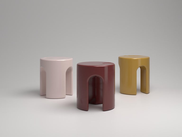 Solid Ceramic Chill Stool N3 For Sale at 1stDibs