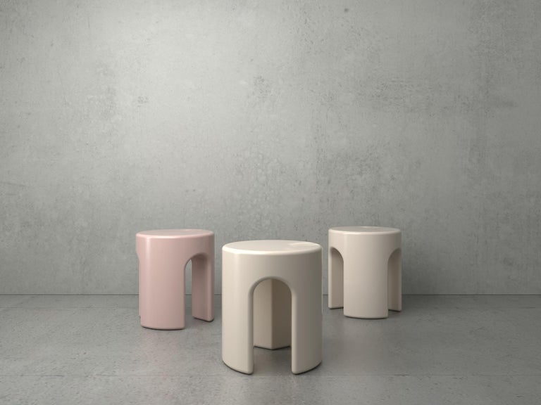 Solid Ceramic Chill Stool N3 For Sale at 1stDibs