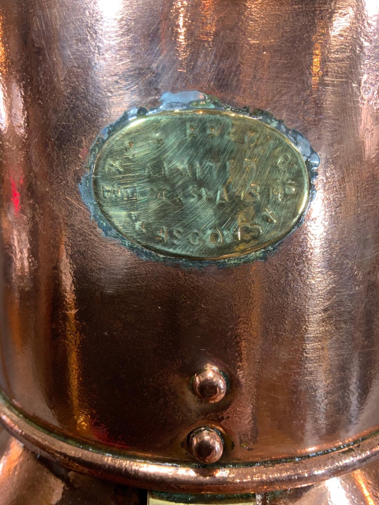Solid Copper Ship’s Anchor Lantern by Meteorite of England For Sale at ...