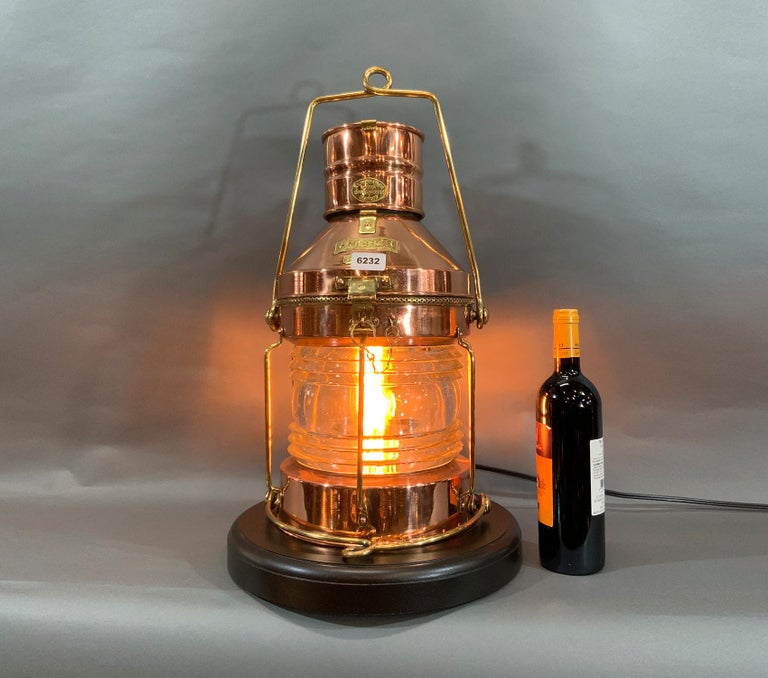 Solid Copper Ships Lantern, circa 1930 For Sale at 1stDibs