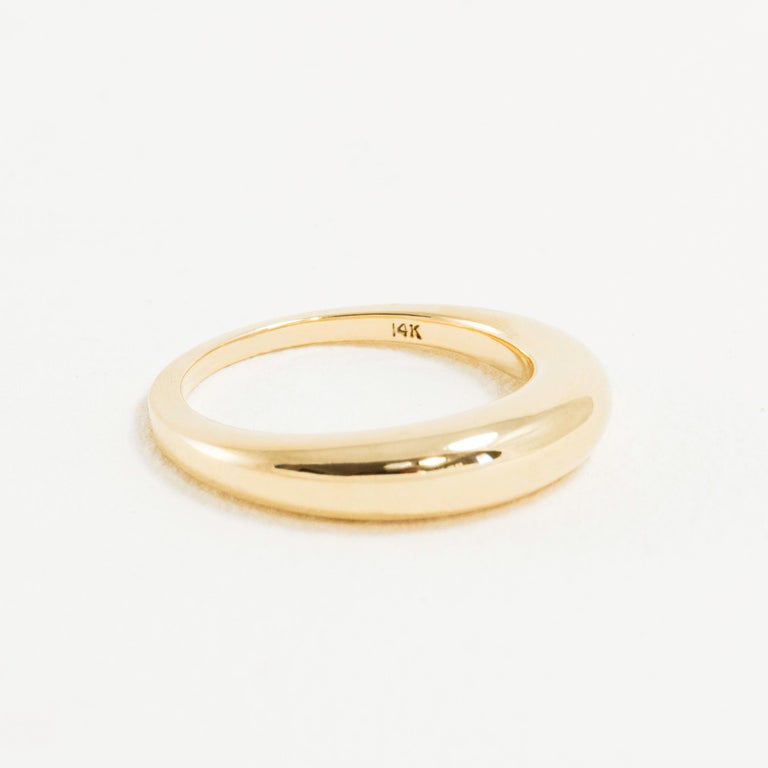 Solid Gold Circle Ring Revolution For Sale at 1stDibs | gold solid ...