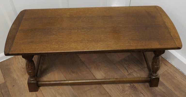 Solid Golden Oak Arts and Crafts Coffee Table This is a Very Sturdy ...