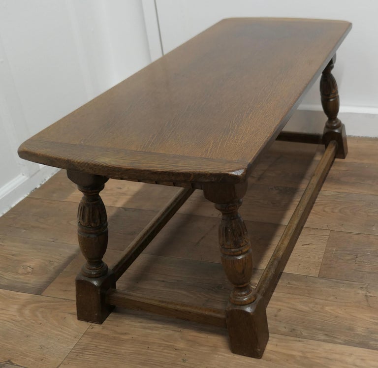 Solid Golden Oak Arts and Crafts Coffee Table This is a Very Sturdy ...