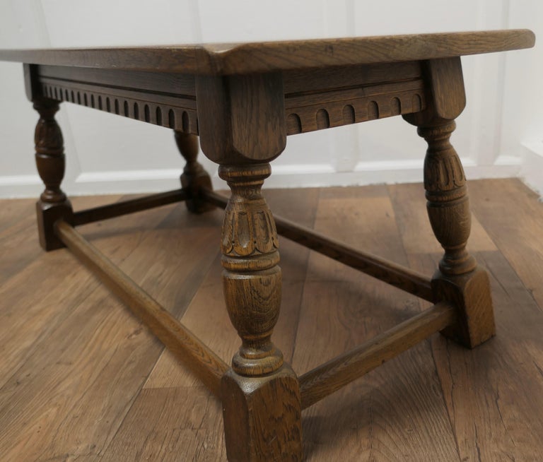 Solid Golden Oak Arts and Crafts Coffee Table This is a Very Sturdy ...