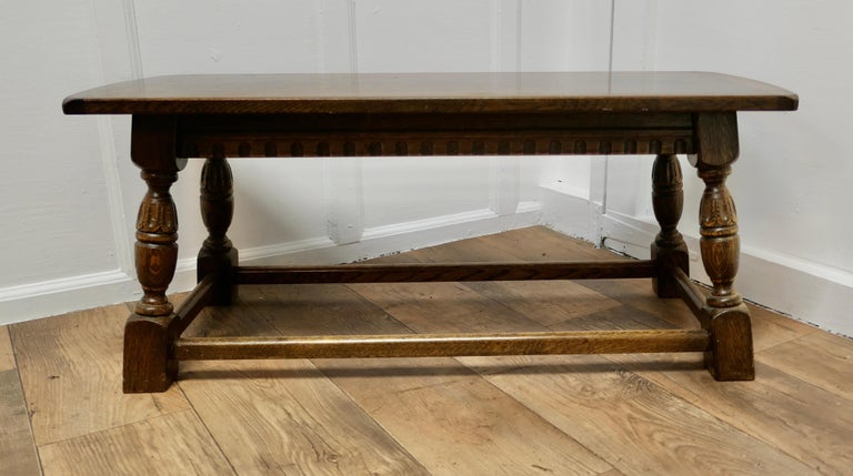 Solid Golden Oak Arts and Crafts Coffee Table This is a Very Sturdy ...