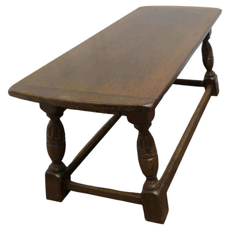 Solid Golden Oak Arts and Crafts Coffee Table This is a Very Sturdy ...