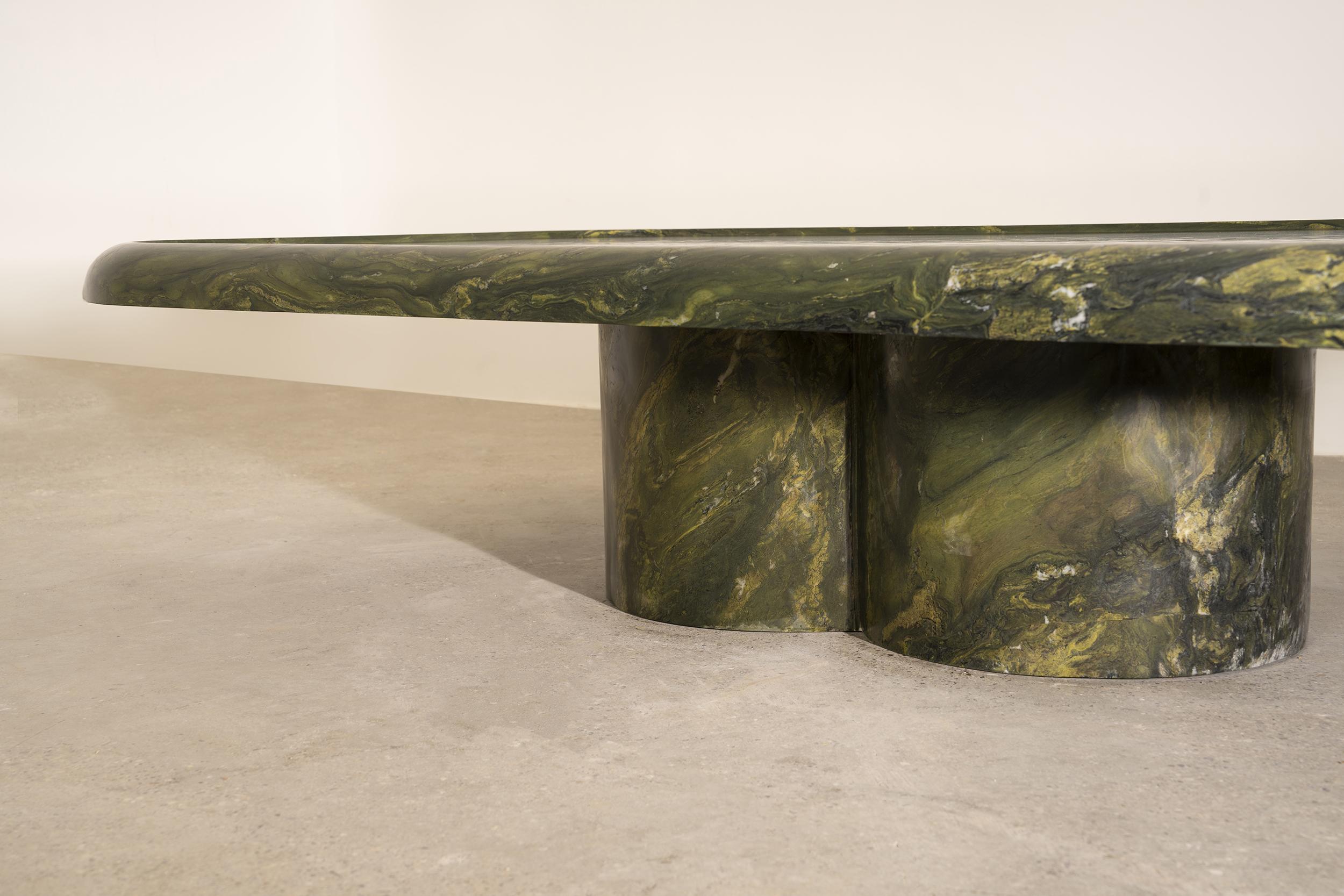 Solid Granite low table For Sale at 1stDibs