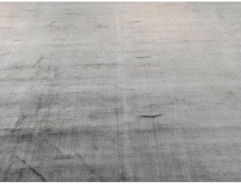 Solid Grey Rug For Sale at 1stDibs
