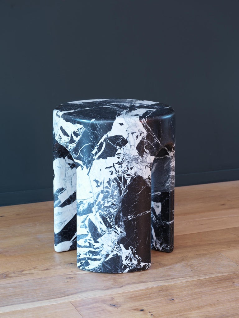 Solid Marble Chill Stool n3 For Sale at 1stDibs