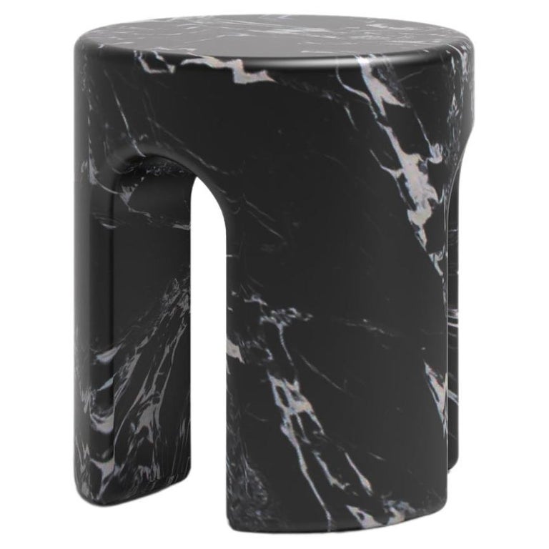 Solid Marble Chill Stool n3 For Sale at 1stDibs