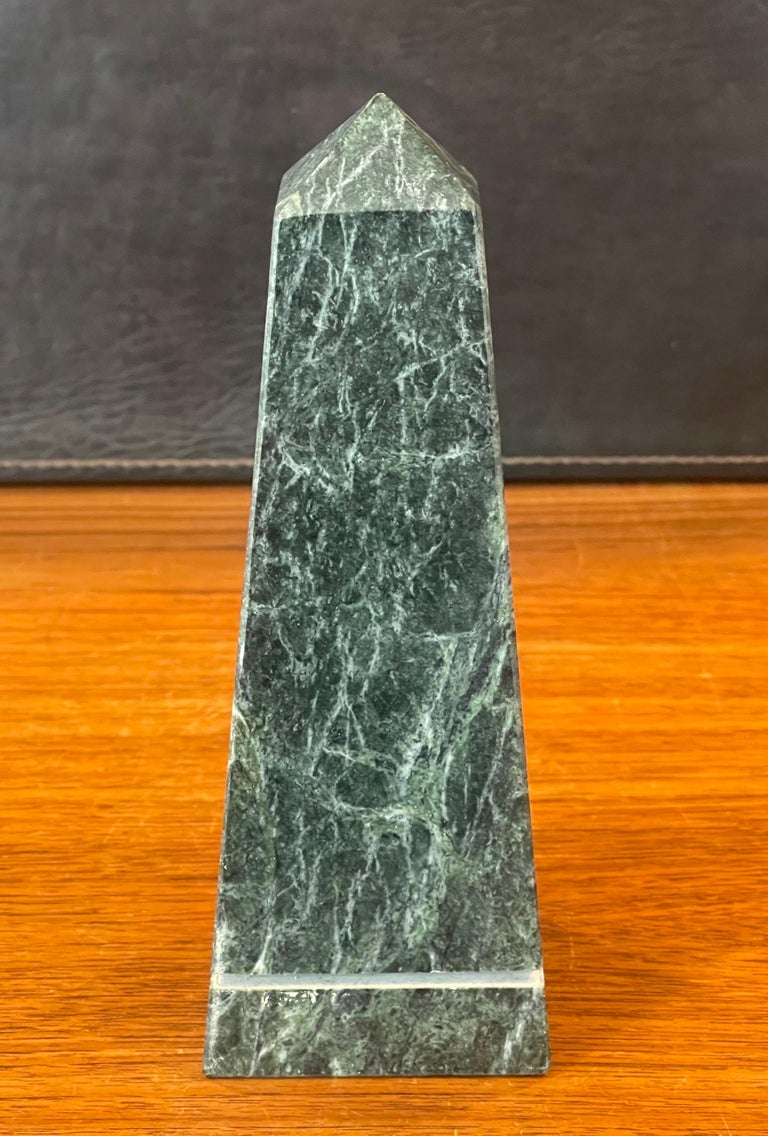 Solid Marble Decorative Obelisk For Sale at 1stDibs