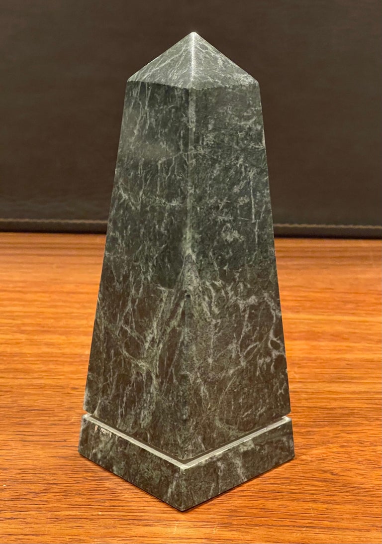 Solid Marble Decorative Obelisk at 1stDibs