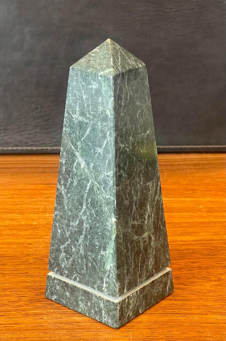 Solid Marble Decorative Obelisk For Sale at 1stDibs