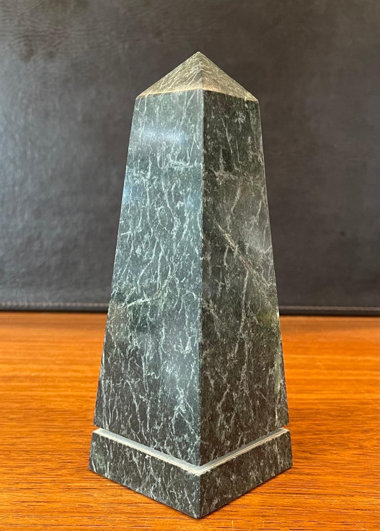 Solid Marble Decorative Obelisk For Sale at 1stDibs