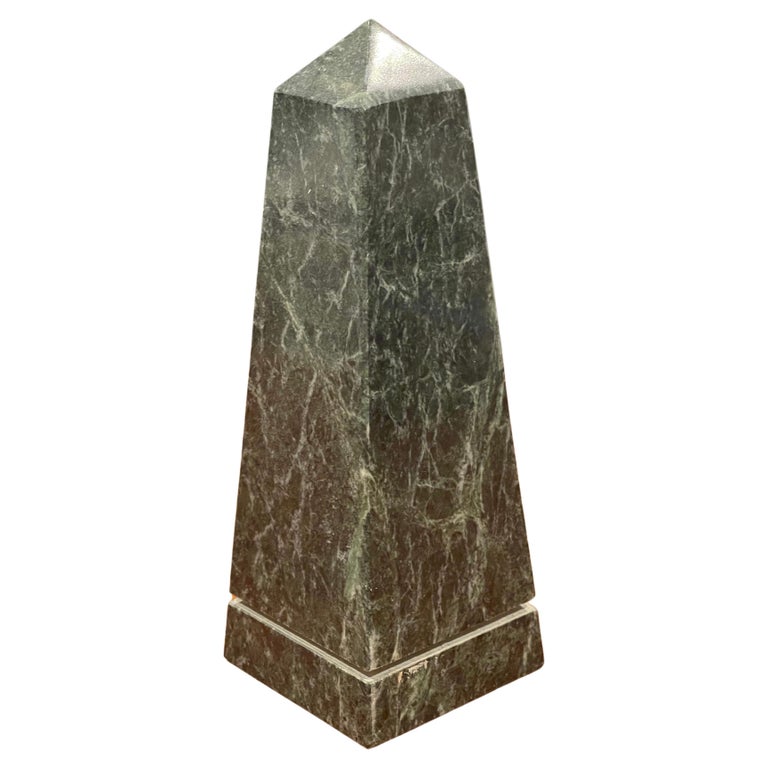 Solid Marble Decorative Obelisk at 1stDibs
