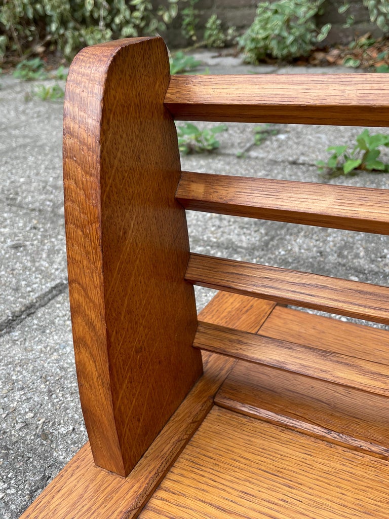 Solid Oak and All Hand-Crafted Dutch Arts and Crafts Wall Coat Rack ...