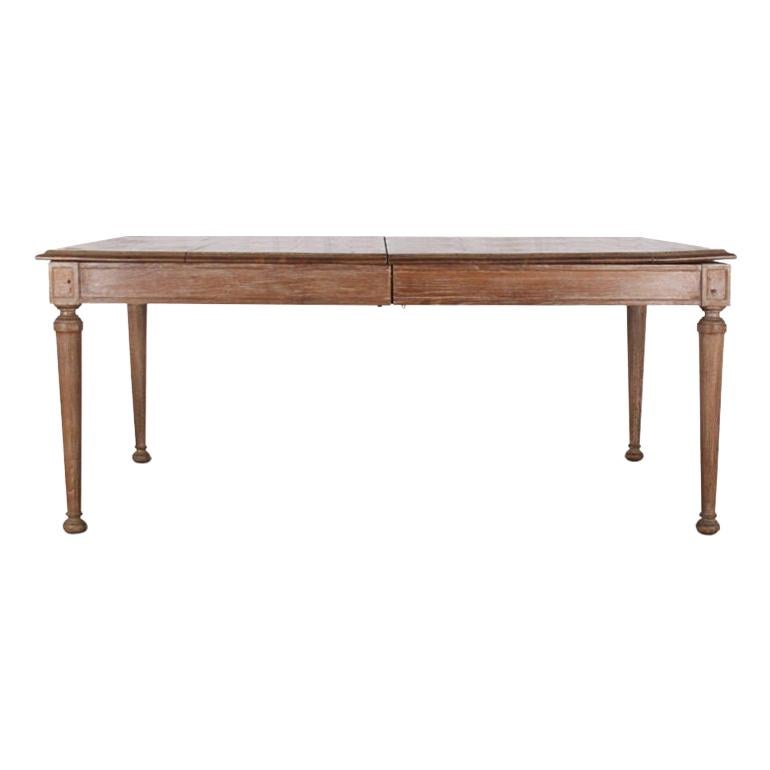 Solid Oak Dining Table from Villa La Pausa at 1stDibs