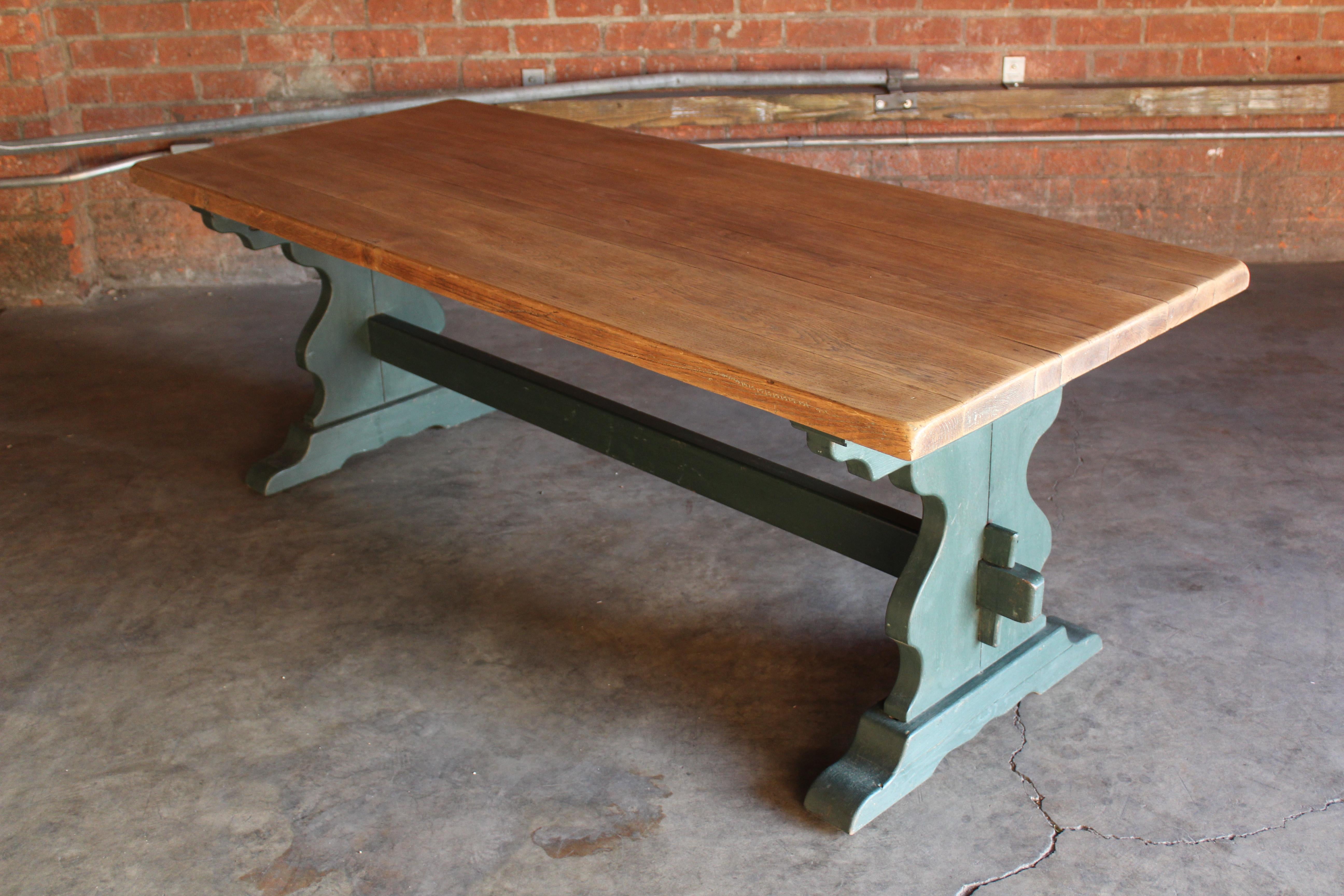 1940's french Farm Table For Sale at 1stDibs