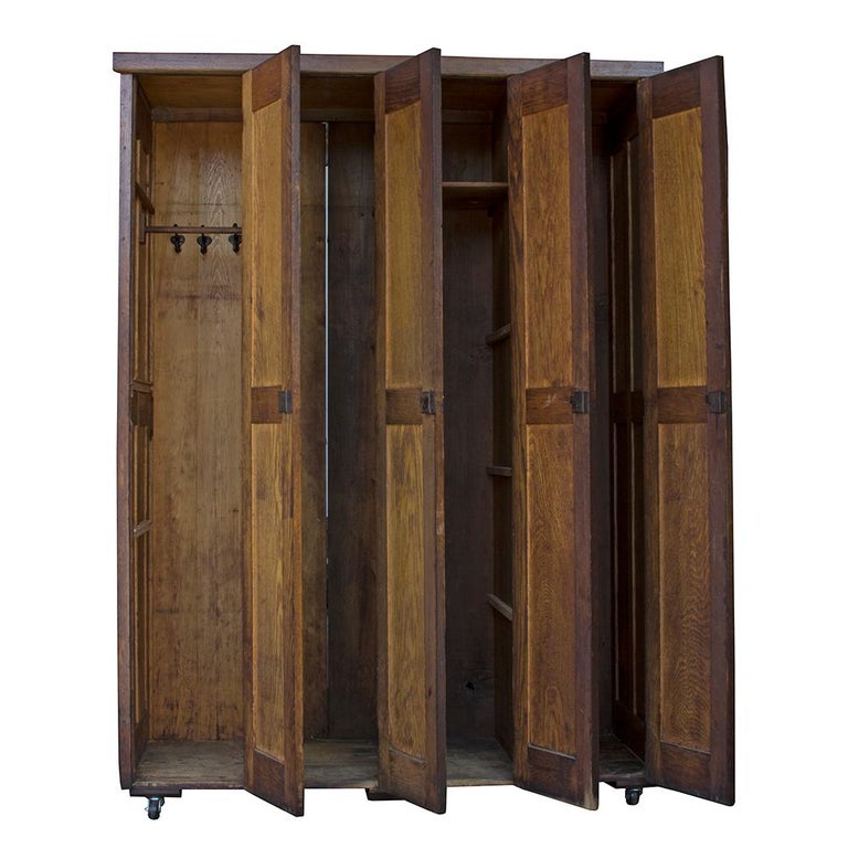 Solid Oak Lockers at 1stDibs