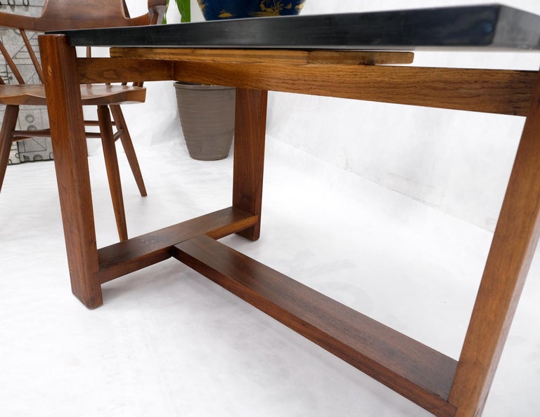 Solid Oiled Walnut Slate Top Rectangular End Table For Sale at 1stDibs ...