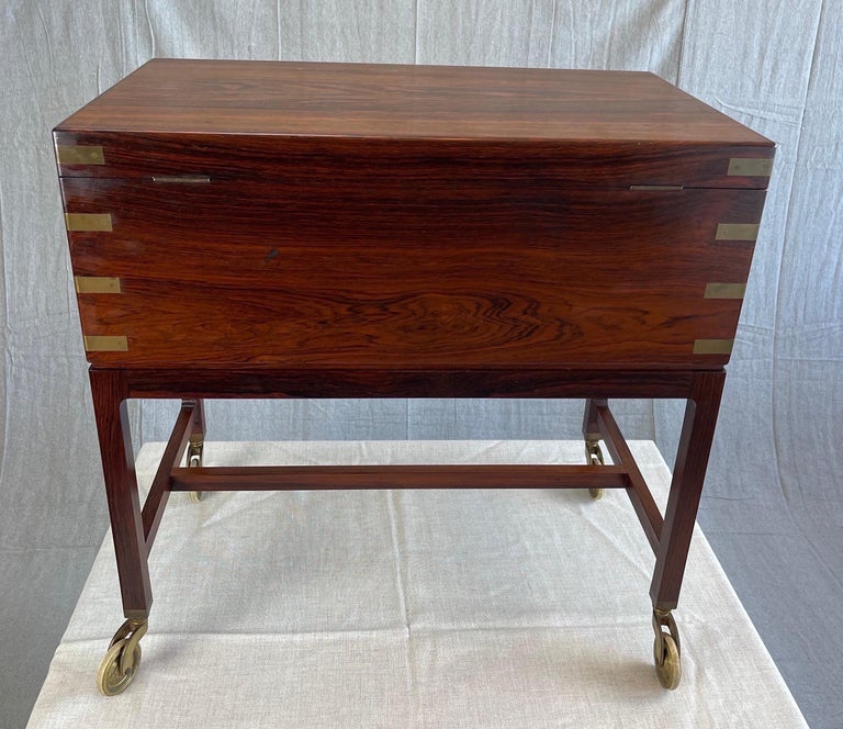 Solid Old Growth Rosewood Danish Gentleman’s Chest by Ludvig ...