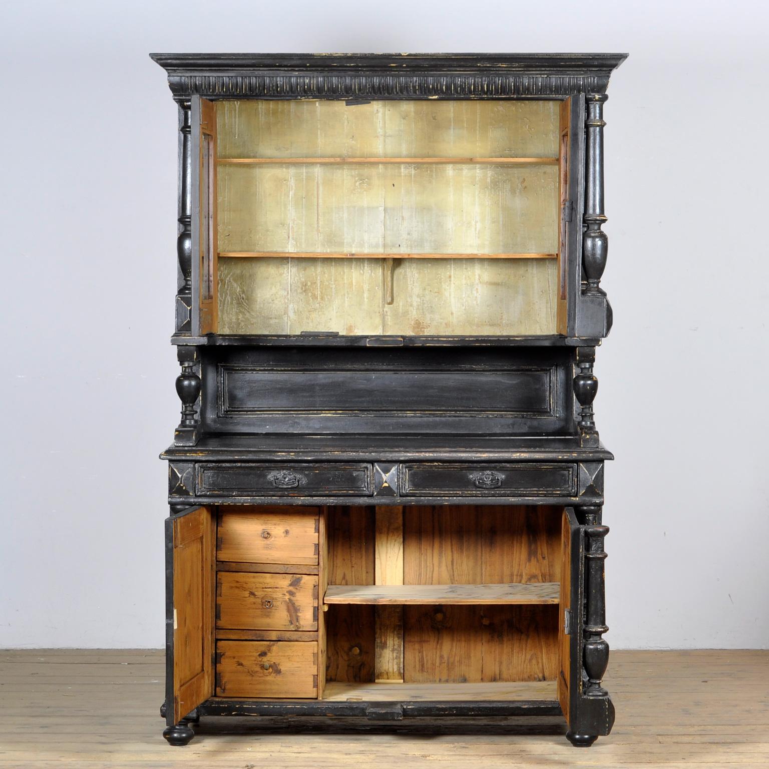 Solid Pine Kitchen Cupboard, 1900's For Sale at 1stDibs