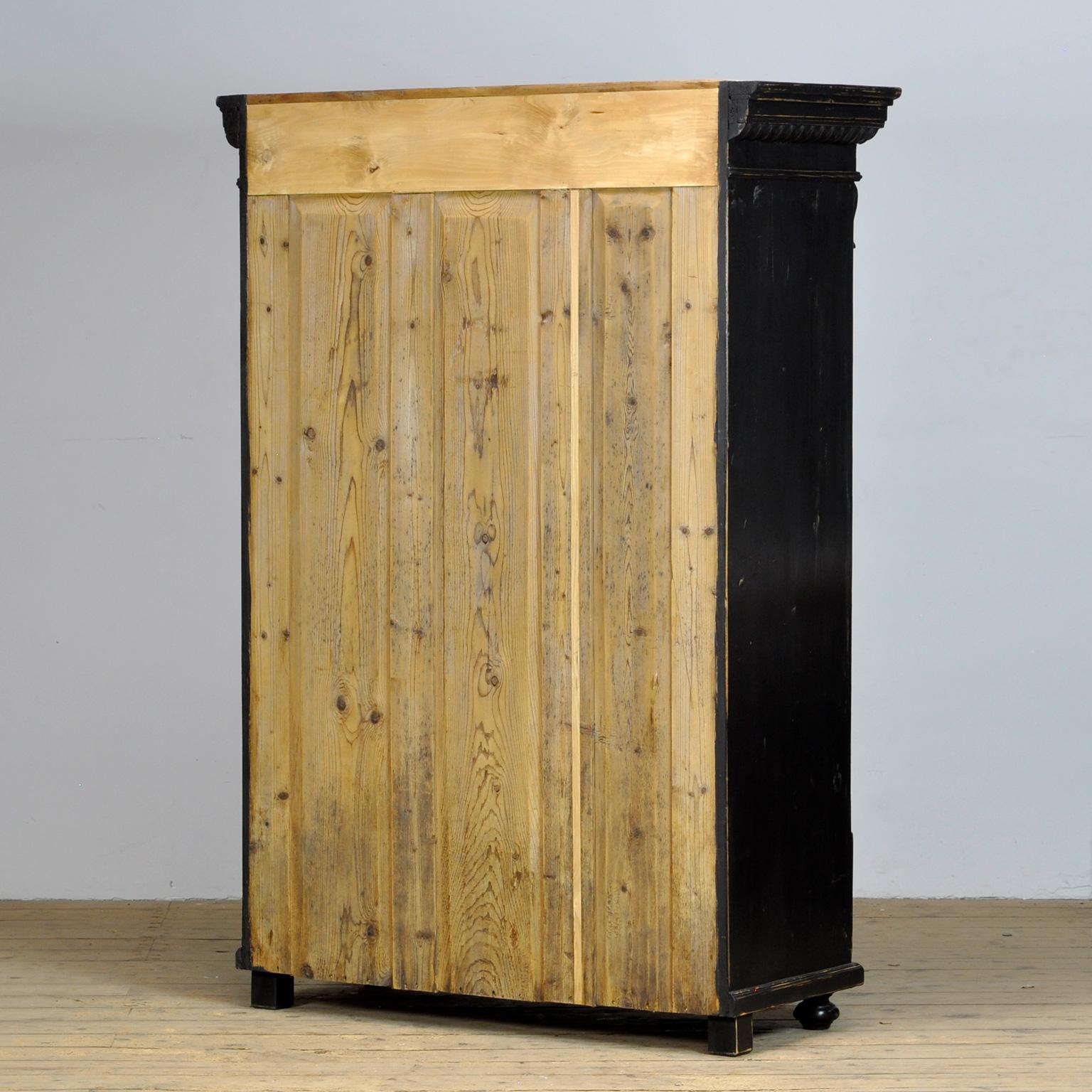 Solid Pine Wardrobe, 1920's at 1stDibs