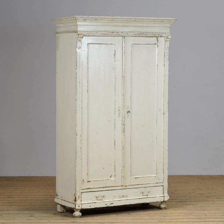 Solid Pine Wardrobe, 1920's at 1stDibs