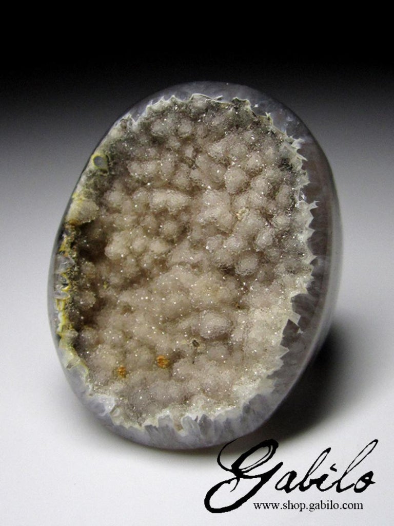 Solid Quartz Ring Rock Crystal Raw Quartz Crystals Ivory Beige Mens ...