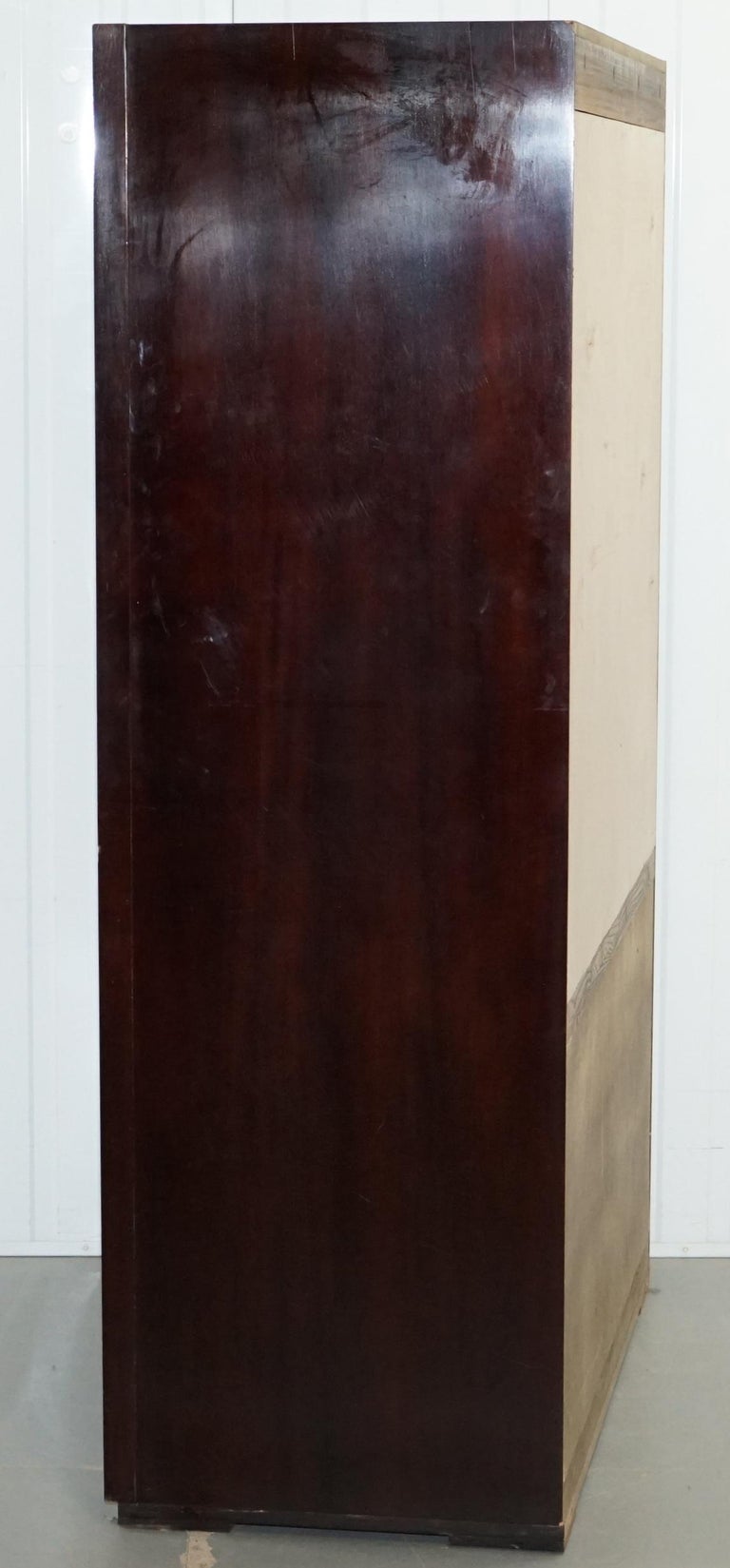 Solid Redwood Ralph Lauren Hudson Street Wardrobe Bi-Fold Doors Chest ...