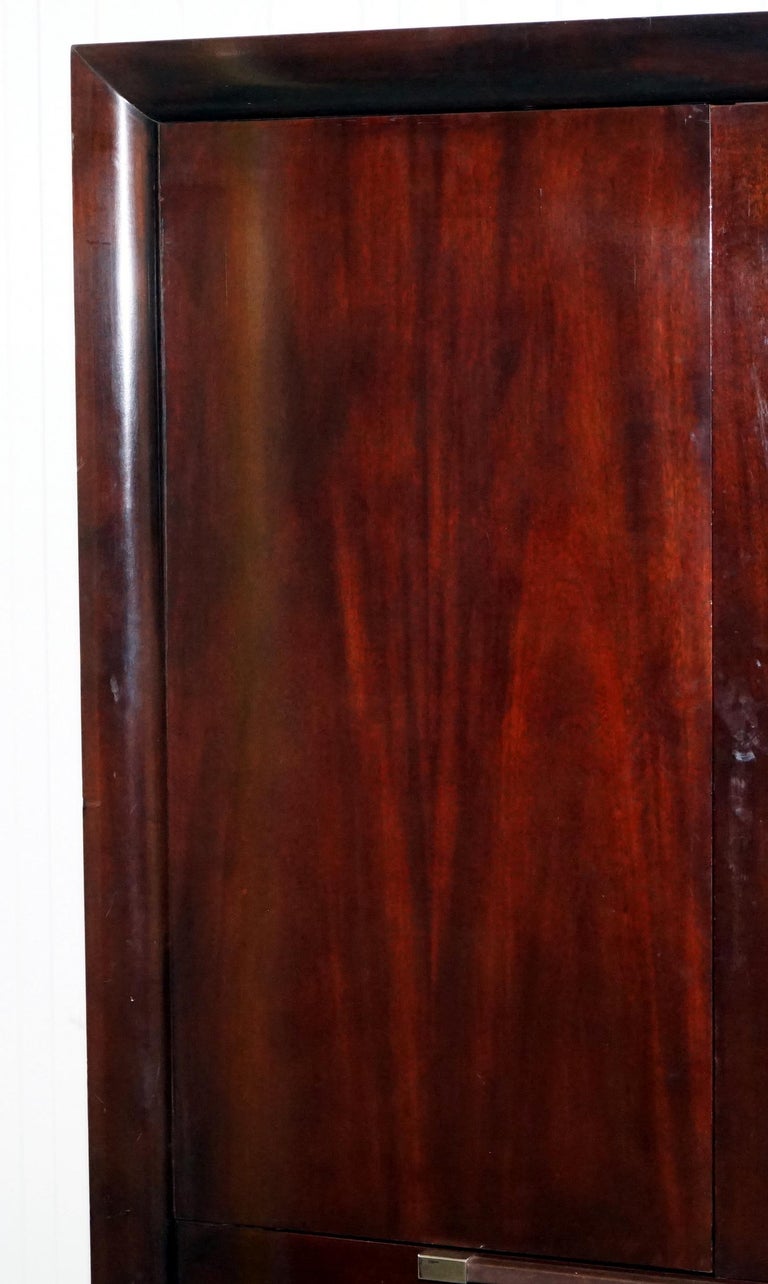 Solid Redwood Ralph Lauren Hudson Street Wardrobe Bi-Fold Doors Chest ...